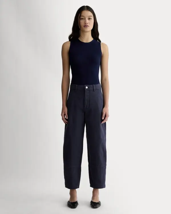 Everlane Utility Barrel Pant - Navy | Tall